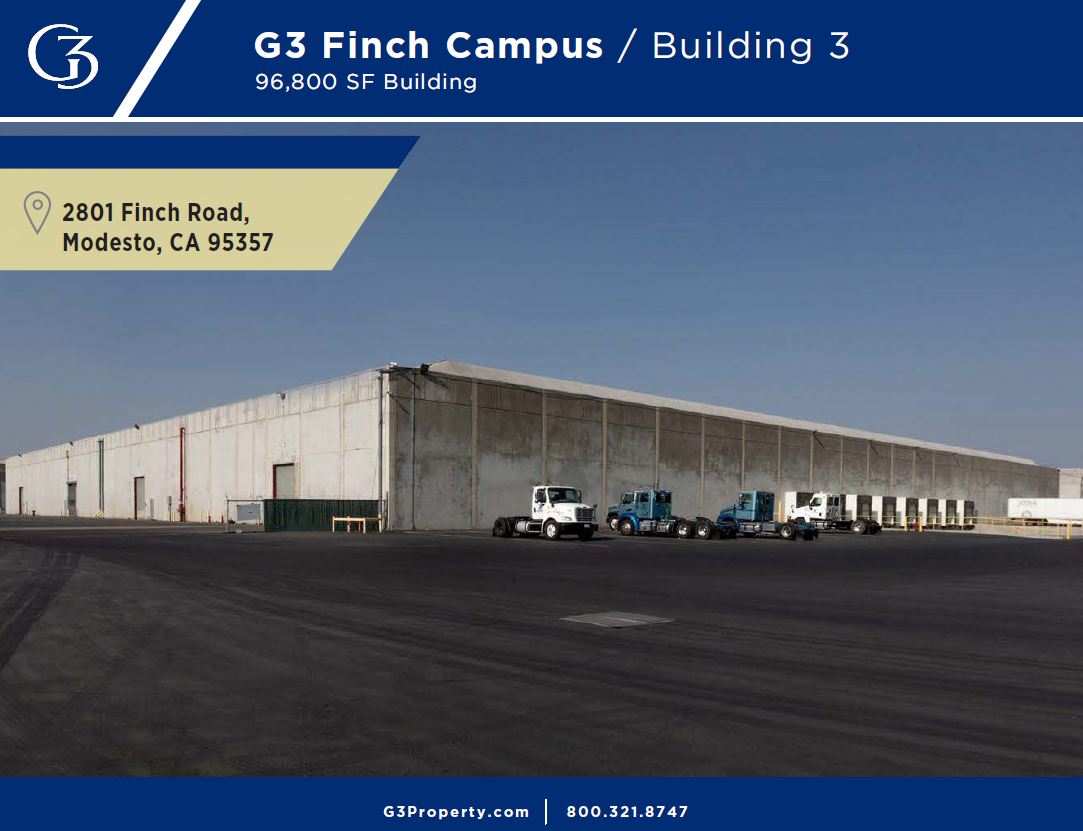 G3 Finch Campus | Building 3 | 96,800 SF Warehouse
