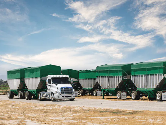 Hopper Trailer Harvest Hauling | Hopper Trucking - G3 Enterprises